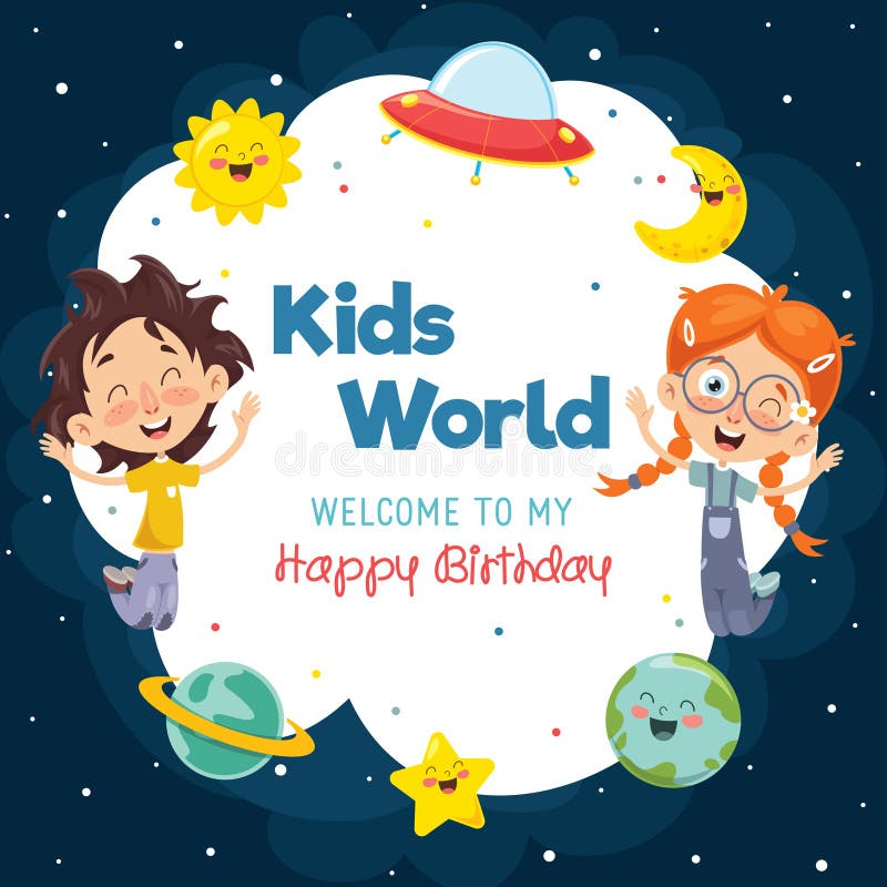 Cartoon Sun Moon Celebrate Birthday Stock Illustrations – 7 Cartoon Sun ...