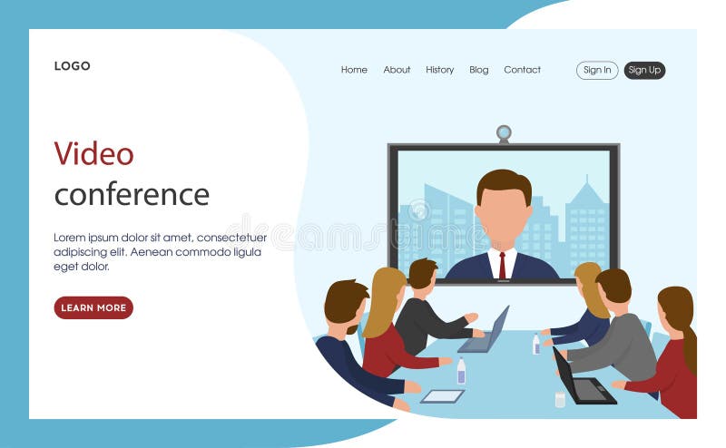 Vector Illustration. Cartoon Composition in Flat Style. Website Layout ...