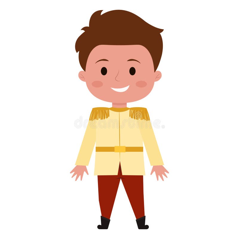 Vector Illustration. Cartoon Cute Prince Editorial Stock Photo ...