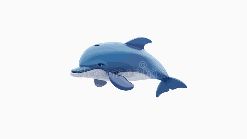 Playful Cartoon Dolphin Vector Illustration for Creative Design ...
