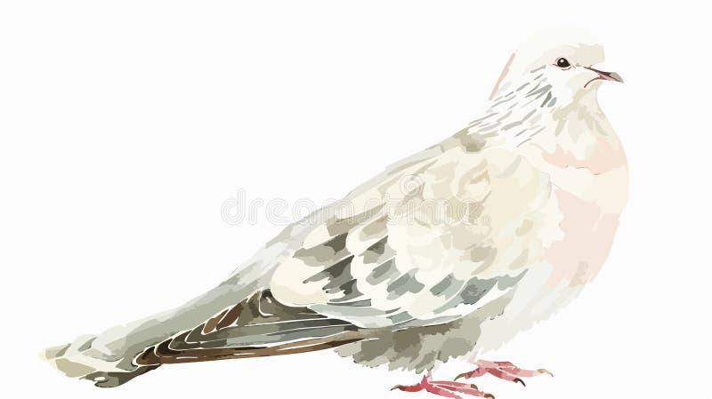 Cartoon Dove Animation Vector Illustration for Creative Projects Stock ...