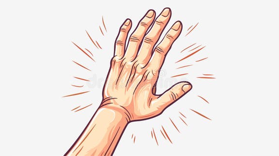 Professional Cartoon Hand Clap Vector Illustration for Creative ...