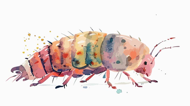 Playful Cartoon Louse Vector Illustration for Kids Entertainment and ...