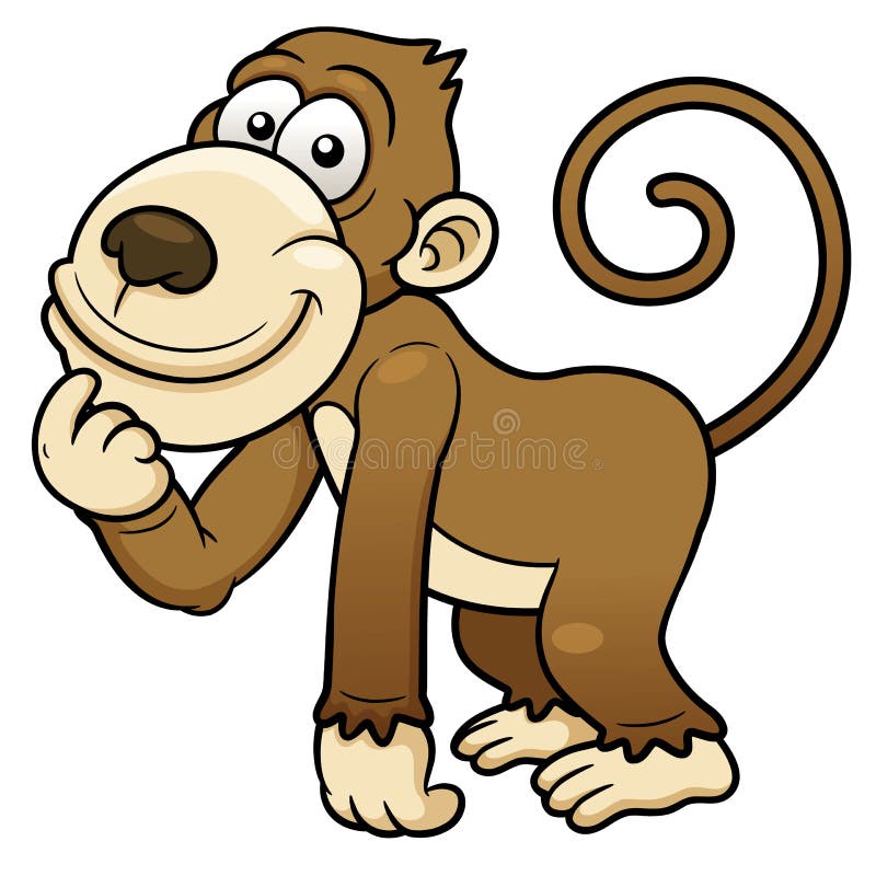 Cartoon Monkey stock vector. Illustration of cartoon - 31653934