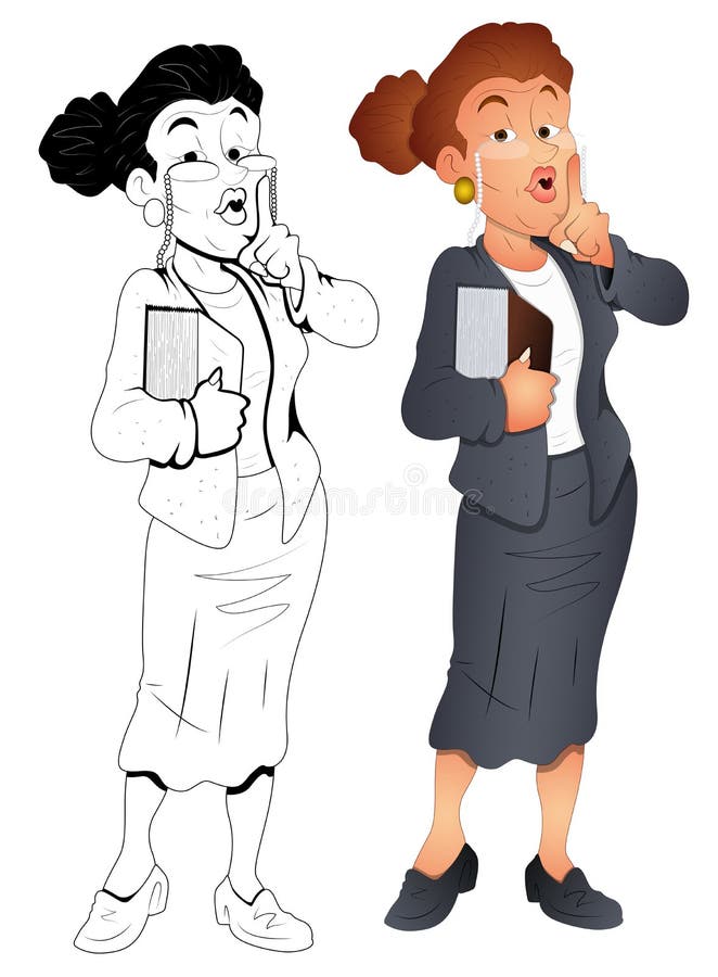 Retro Old Classroom Teacher Vector Stock Vector - Illustration of ...