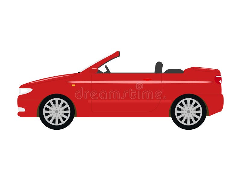 Red Convertible Car Stock Illustrations – 1,514 Red Convertible Car ...