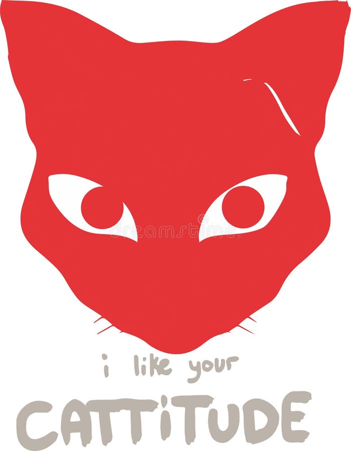 Cattitude Cat Stock Illustrations – 75 Cattitude Cat Stock ...