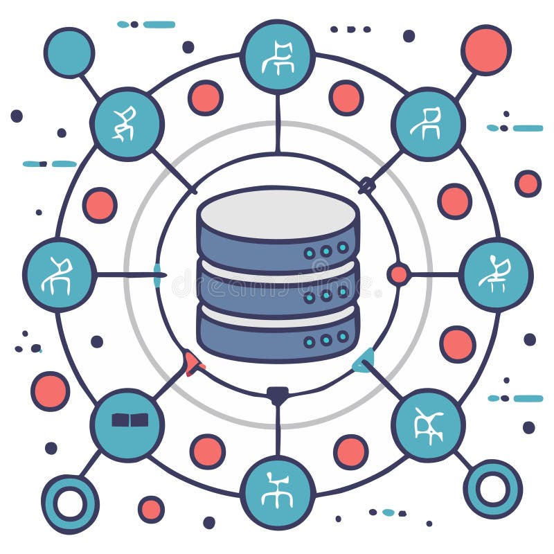 Database Server Flat Vector Illustration Stock Illustrations – 33,560 ...
