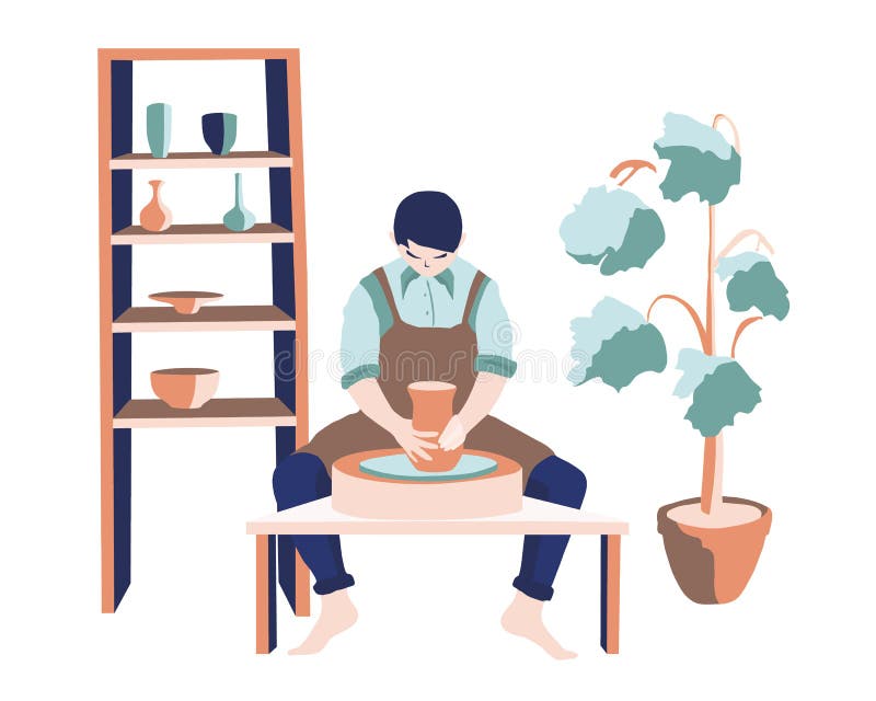 Throwing Pot Stock Illustrations – 263 Throwing Pot Stock Illustrations ...