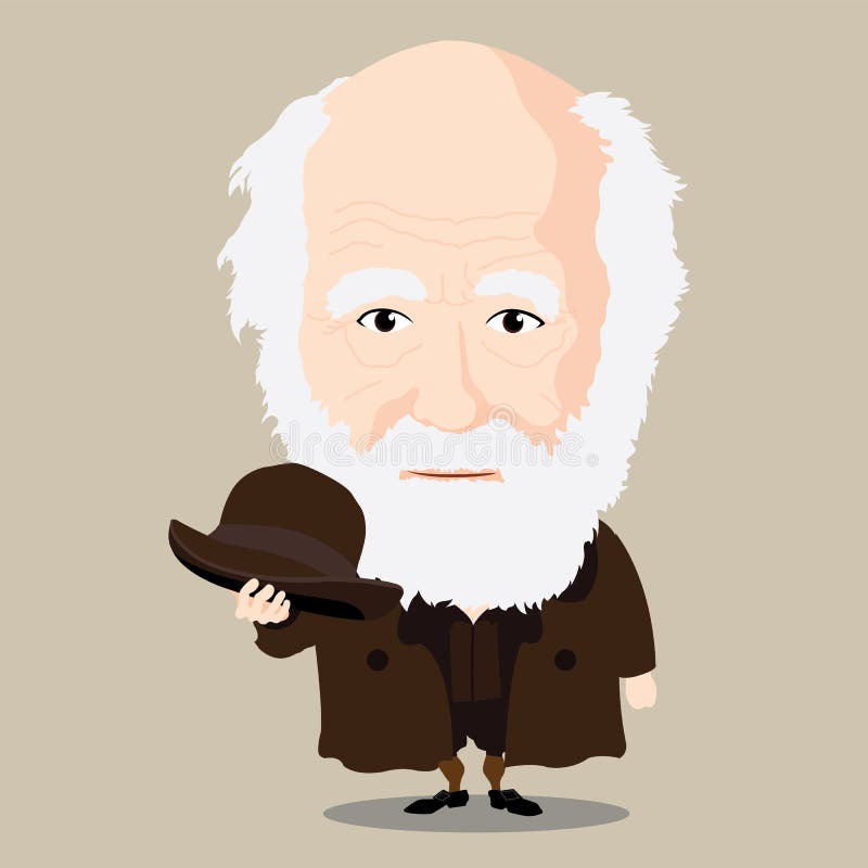 Vector Illustration - Charles Darwin Editorial Photo - Illustration of ... Vector Illustration - Charles Darwin Editorial Photo - Illustration of ...