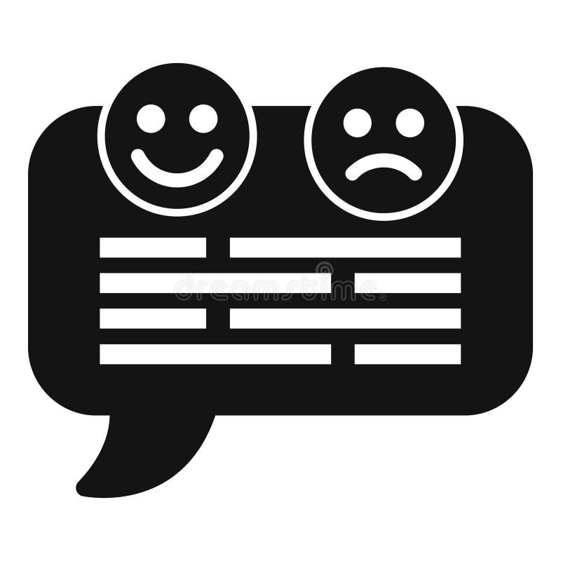 Customer Feedback Icons on Chat Bubble Stock Vector - Illustration of ...