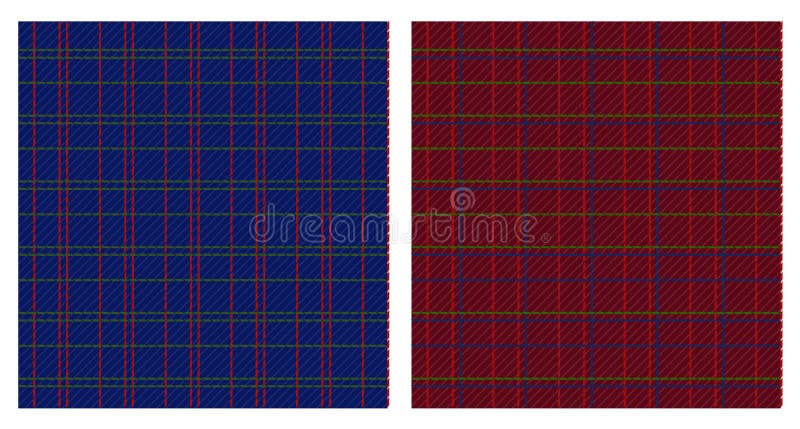 Vector Illustration of Checkered Patterns Stock Vector - Illustration ...
