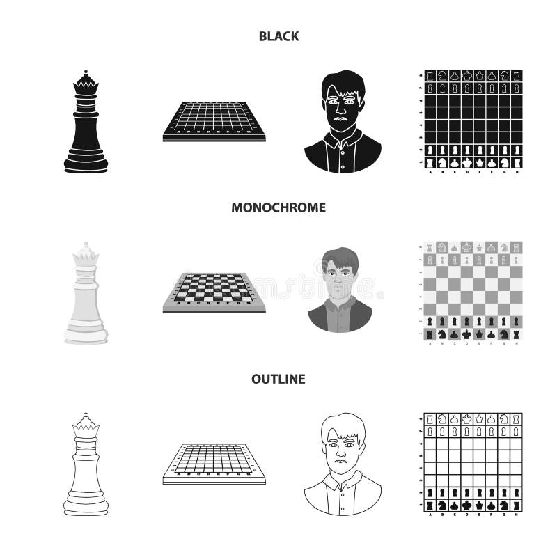 Vector Design of Checkmate and Thin Logo. Collection of Checkmate and ...
