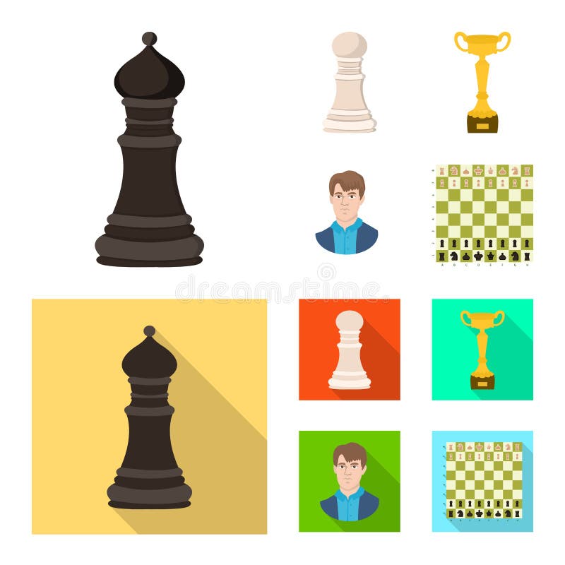 Vector Design of Checkmate and Thin Symbol. Collection of Checkmate and ...