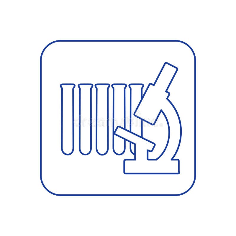 Vector Chemical Lab Test Tube and Microscope Icon Stock Vector ... Vector Chemical Lab Test Tube and Microscope Icon Stock Vector ...