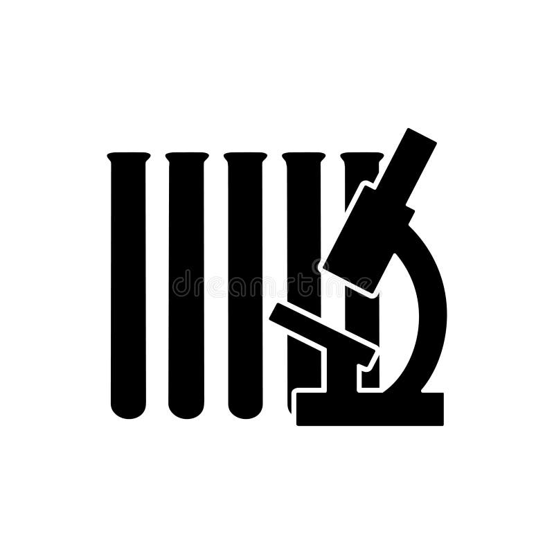 Vector Chemical Lab Test Tube and Microscope Icon Stock Vector ... Vector Chemical Lab Test Tube and Microscope Icon Stock Vector ...