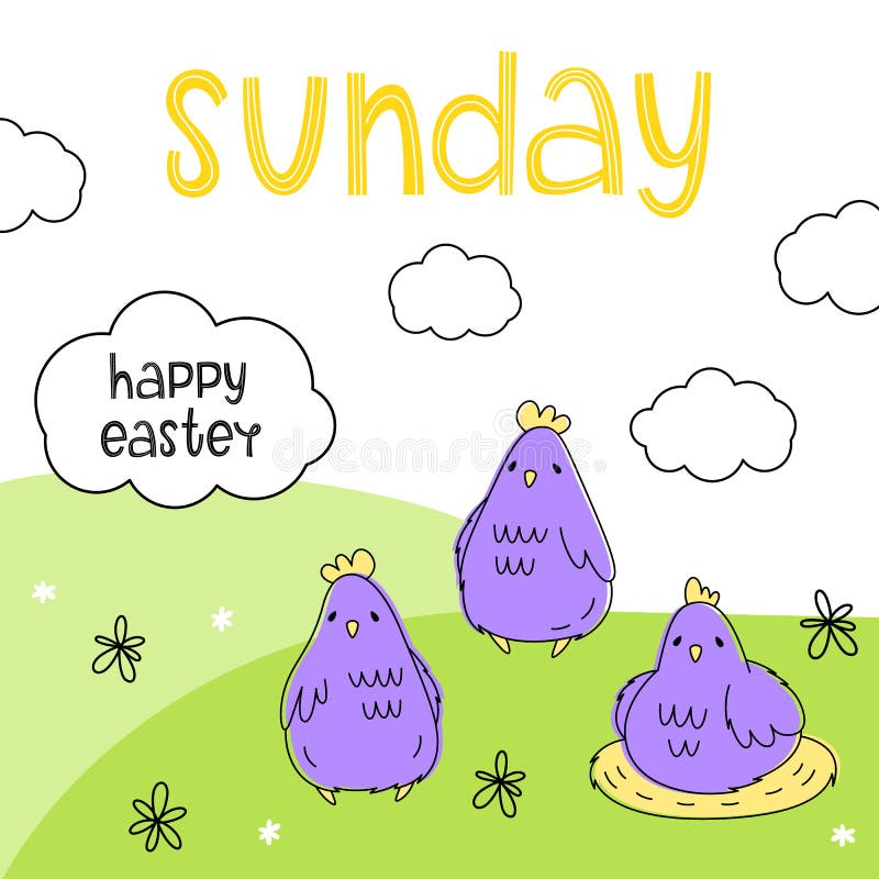 Farm Easter Rabbit Cartoon Emotion Faces Vector Illustration Stock ...