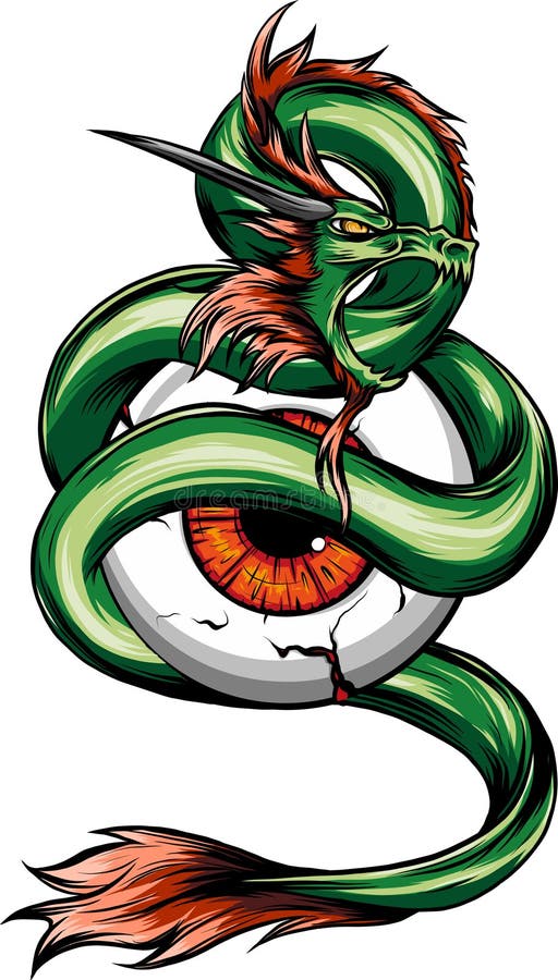 No Dragon Sign on Black Background. Vector Illustration Stock Vector ...