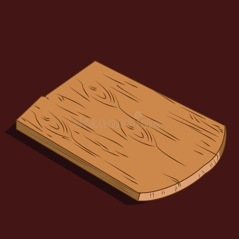 Chopping Board Restaurant Vector Graphic Illustration Stock Vector ...