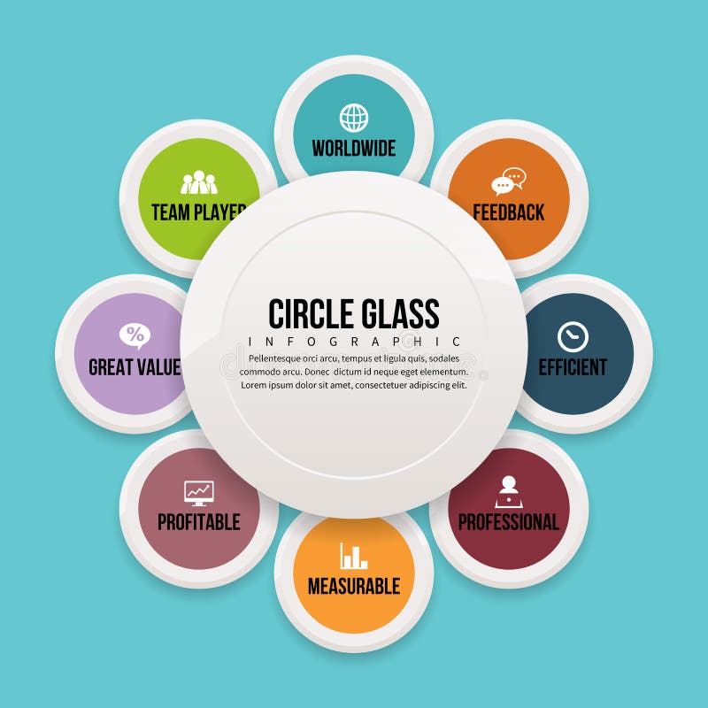 Glass Infographic Template with Steps and Icons Stock Vector ... Glass Infographic Template with Steps and Icons Stock Vector ...