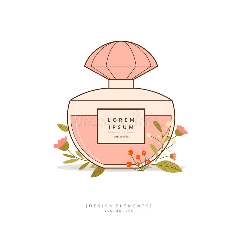 Perfumes vector icons stock vector. Illustration of antique - 57418243