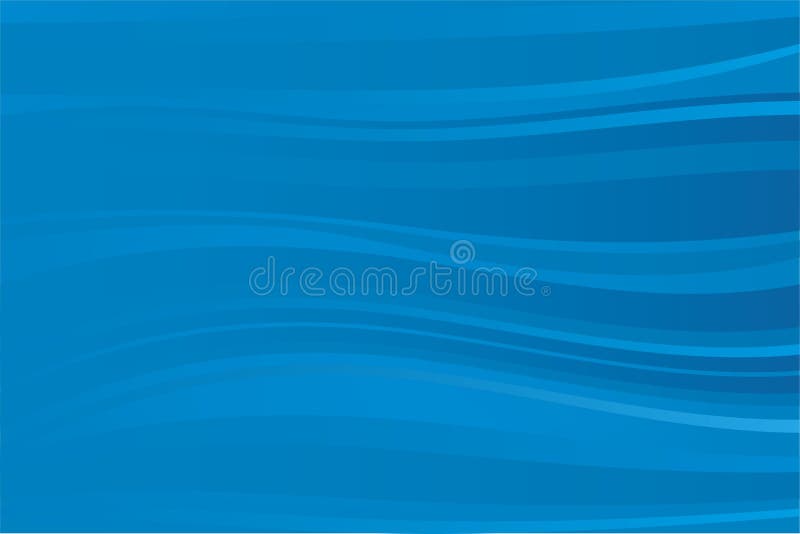 Vector Illustration of Clean Flow Background in Blue. Stock Vector ...