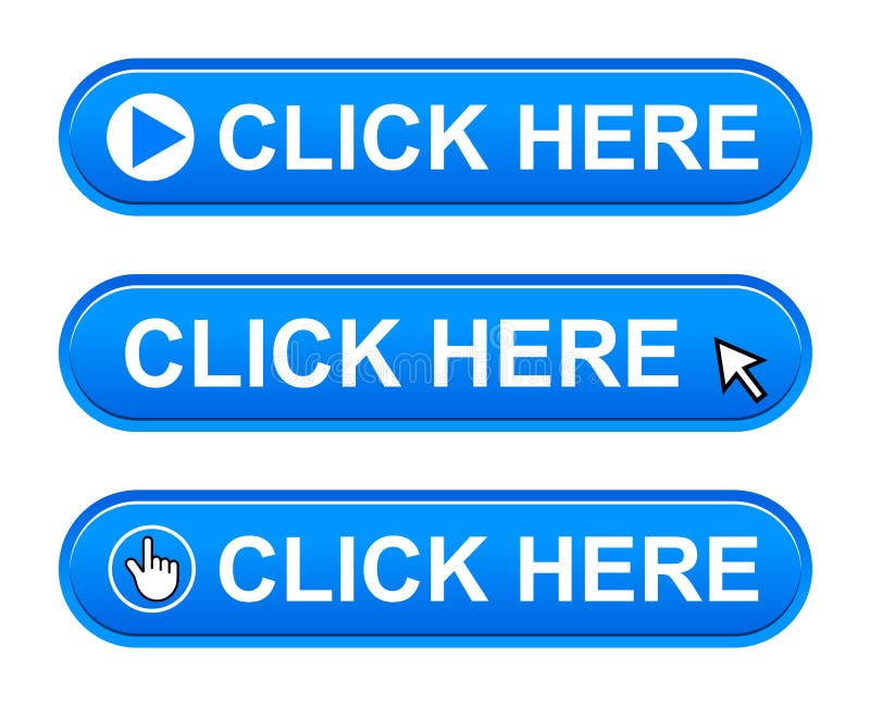 Click here button stock vector. Illustration of communication - 120326405