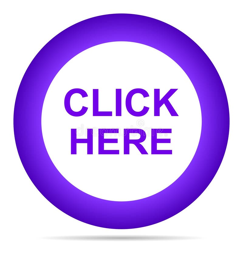 Vector Illustration Click Here Purple Icon Round Web Button Stock ... Vector Illustration Click Here Purple Icon Round Web Button Stock ...