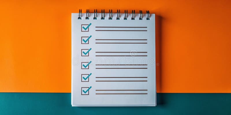 Clipboard Checklist Vector Illustration Paper Document Checkboxes ...