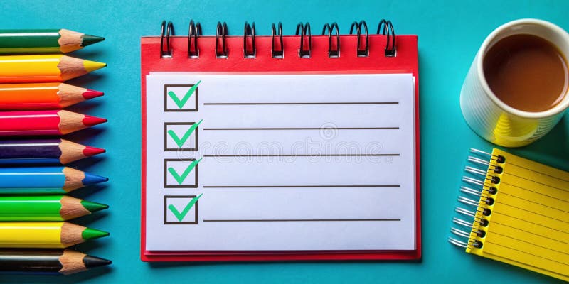 Clipboard Checklist Vector Illustration Paper Document Checkboxes ...