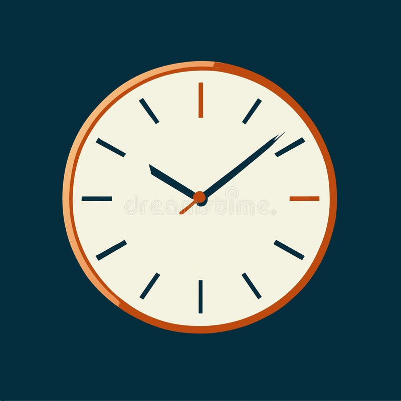 Clock Ticking. Deadline, Anxiety, Countdown Stock Vector - Illustration ...