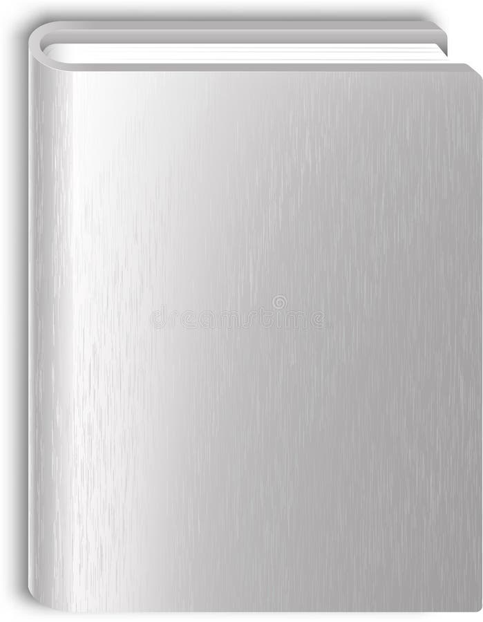Closed Book with Steel Covers. Metallic Gradient. Plain View Stock ...