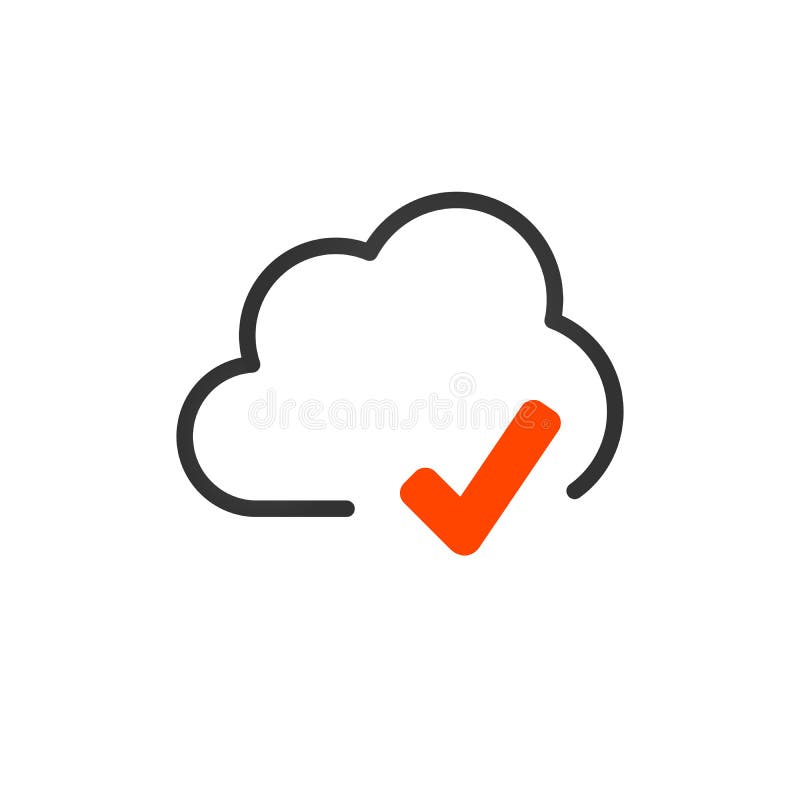 Checkmark Cloud Stock Illustrations – 947 Checkmark Cloud Stock ...
