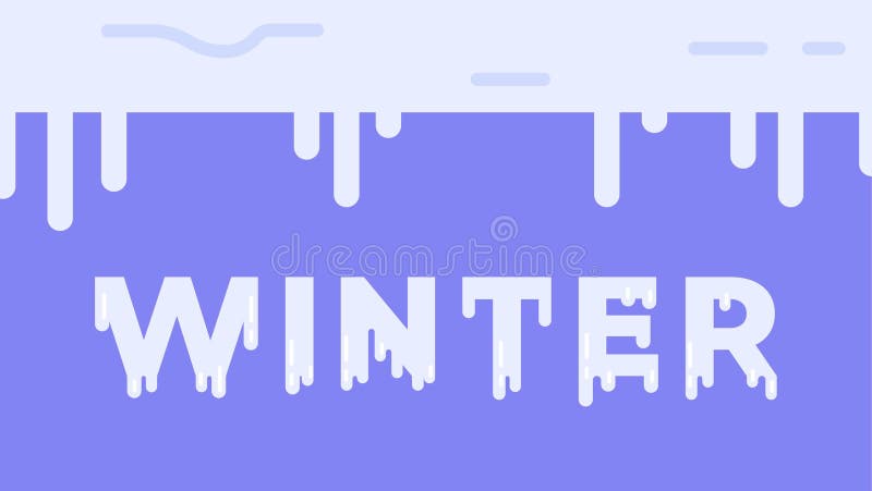 Vector Illustration of Cold Isolated on a Blue Background. Stock Vector ...