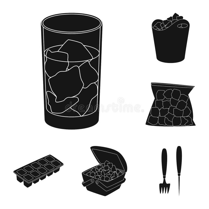 Vector Design of Cold and Transparent Logo. Collection of Cold and ...