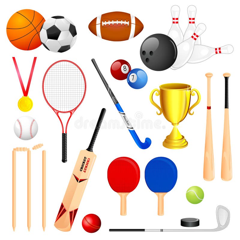 Sports Object stock vector. Illustration of competition - 29765124