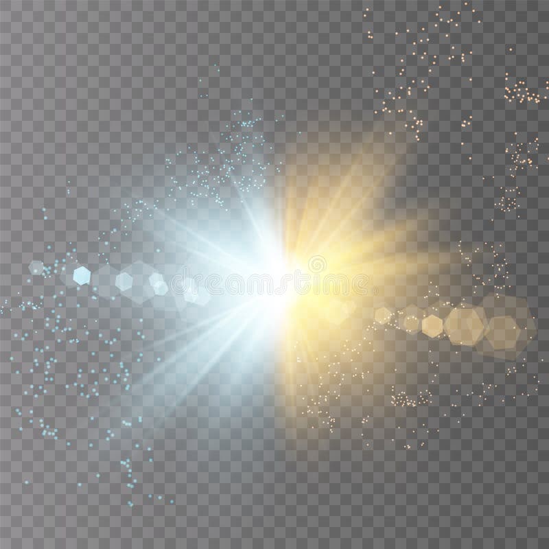 Vector Illustration. Collision of Two Stock Vector - Illustration of ...