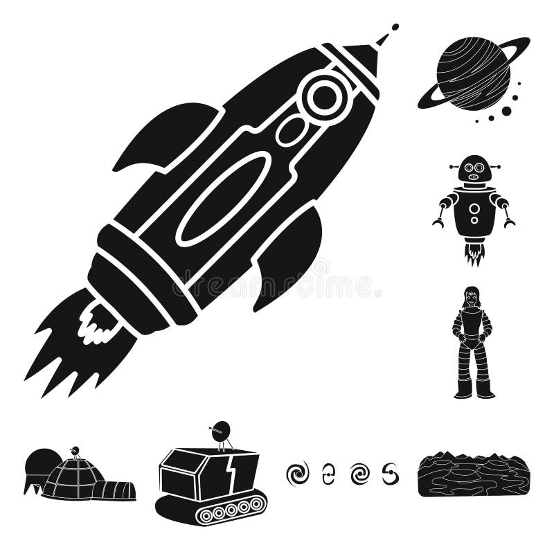 Vector Design of Colonization and Sky Symbol. Collection of ...