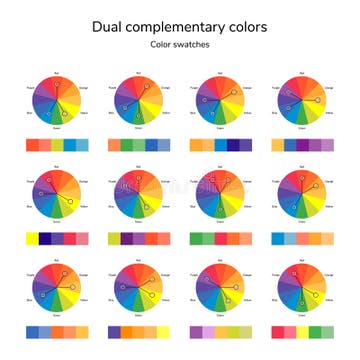 Complementary Split Stock Illustrations – 342 Complementary Split Stock ...