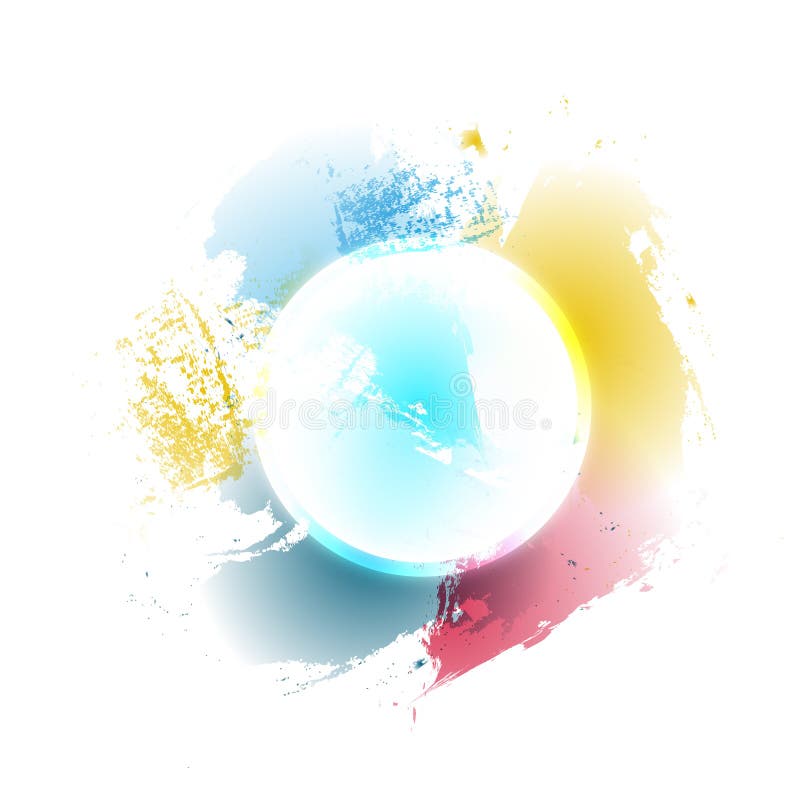 Vector Illustration. Colorful Circle Logo / Background Design Element ...