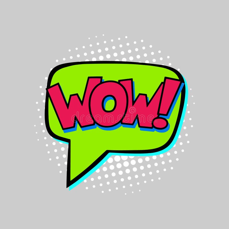 PopArtSpeech stock illustration. Illustration of element - 182007572