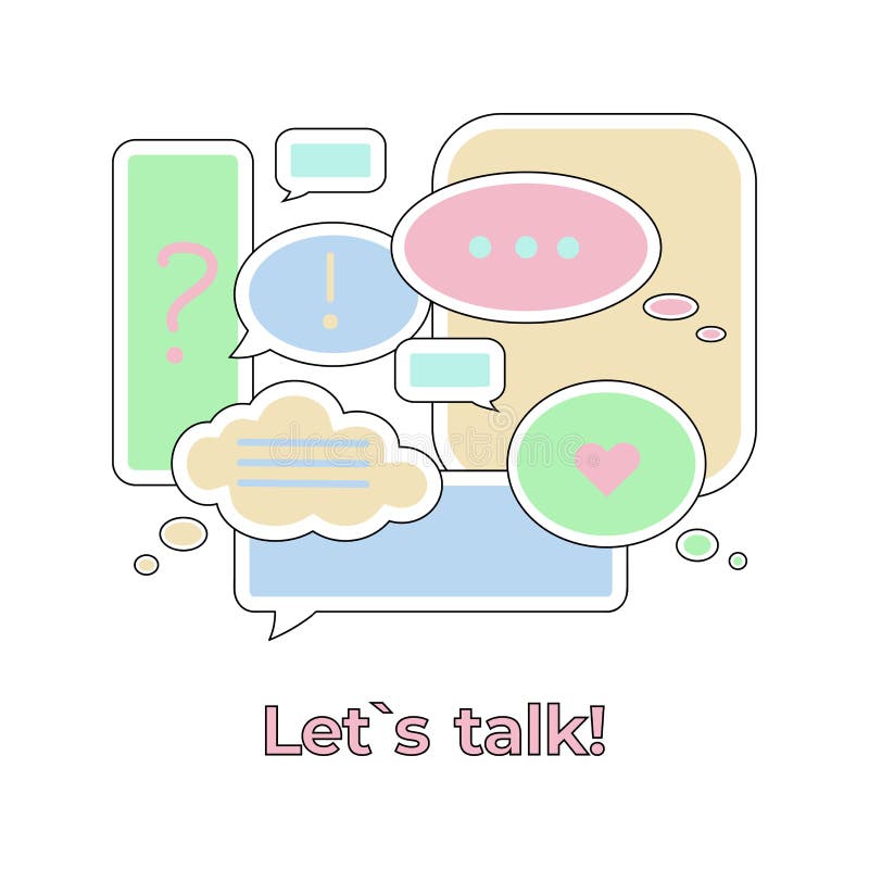Let Talk Logo Stock Illustrations – 32 Let Talk Logo Stock ...