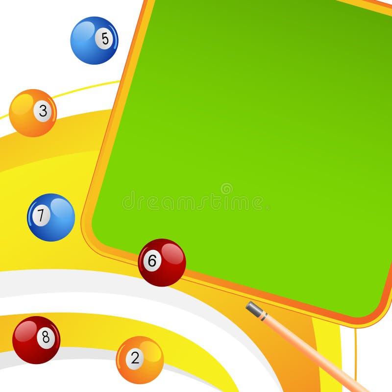 Colorful Snooker Ball stock vector. Illustration of shiny - 29765144