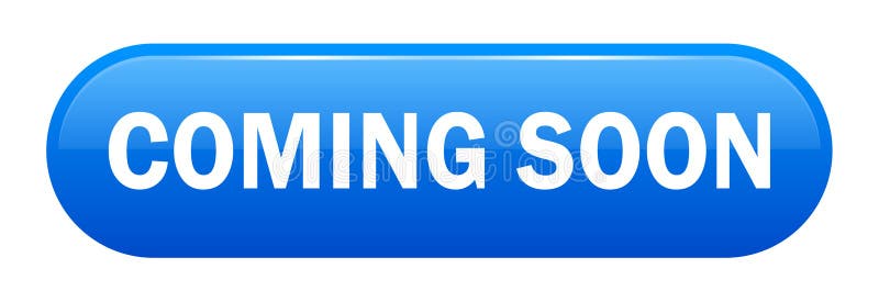 Vector Illustration Coming Soon Icon Web Button Stock Vector ...