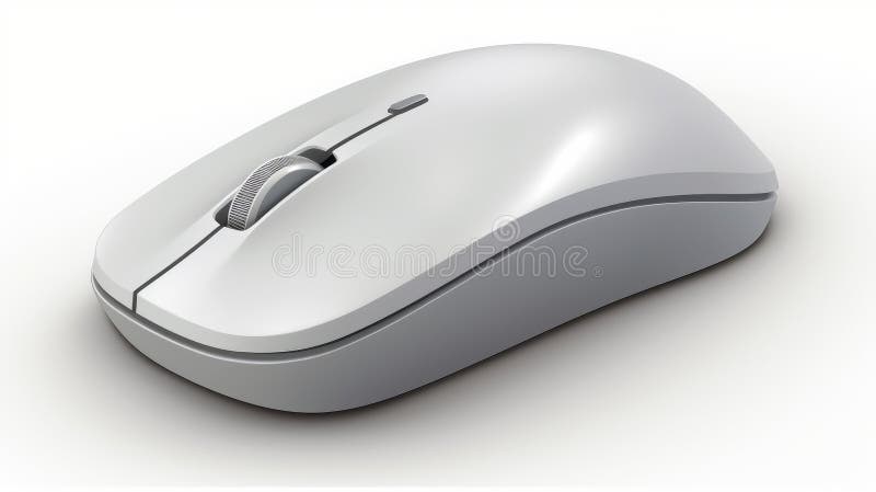 Vector Illustration of Computer Mouse for Modern Wall Art Stock ...