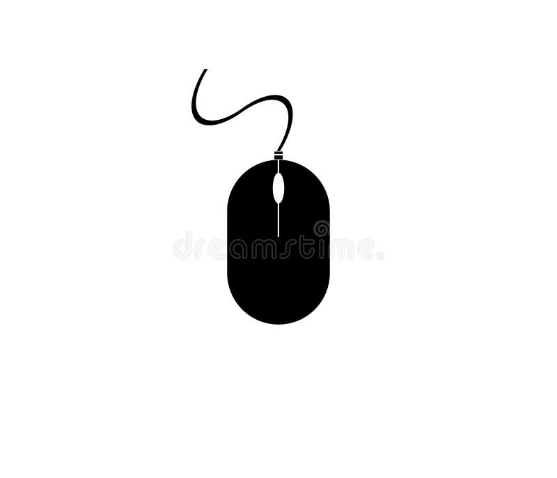 Vector Illustration. Symbol of Computer Mouse Stock Illustration ...