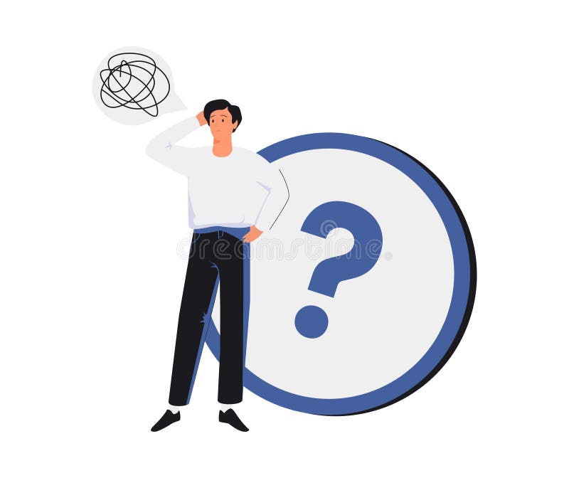 Vector Illustration, Concept Illustration of People Frequently Asked ... Vector Illustration, Concept Illustration of People Frequently Asked ...