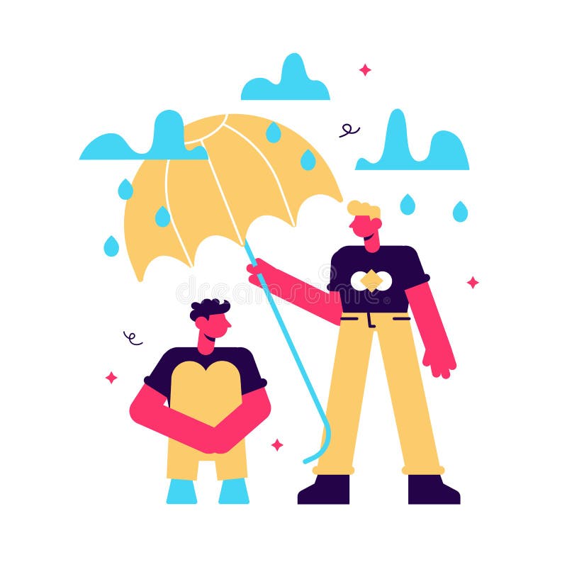 Vector Illustration, Concept of Support for those Stock Illustration ...