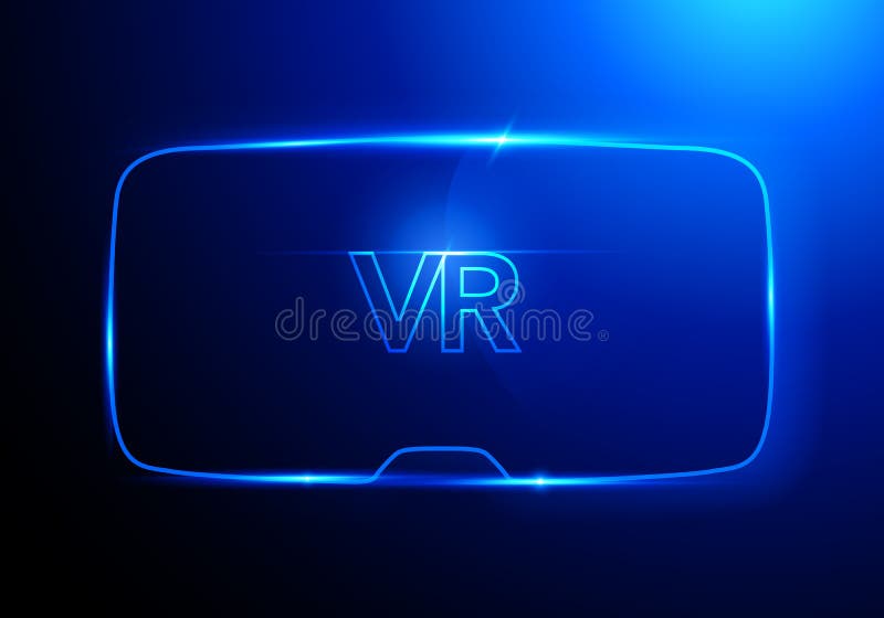 Vector Illustration Concept Using Abstract Stereoscopic 3d Virtual ...