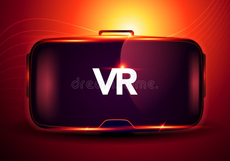 Stereoscopic 3d Vr Illustration. Realistic Detailed 3d Virtual Reality ...